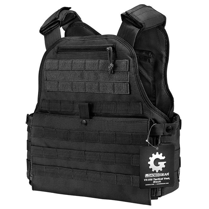 MOLLE Plate Carrier Tactical Vest VX-500 Loaded Gear | Guidefitter