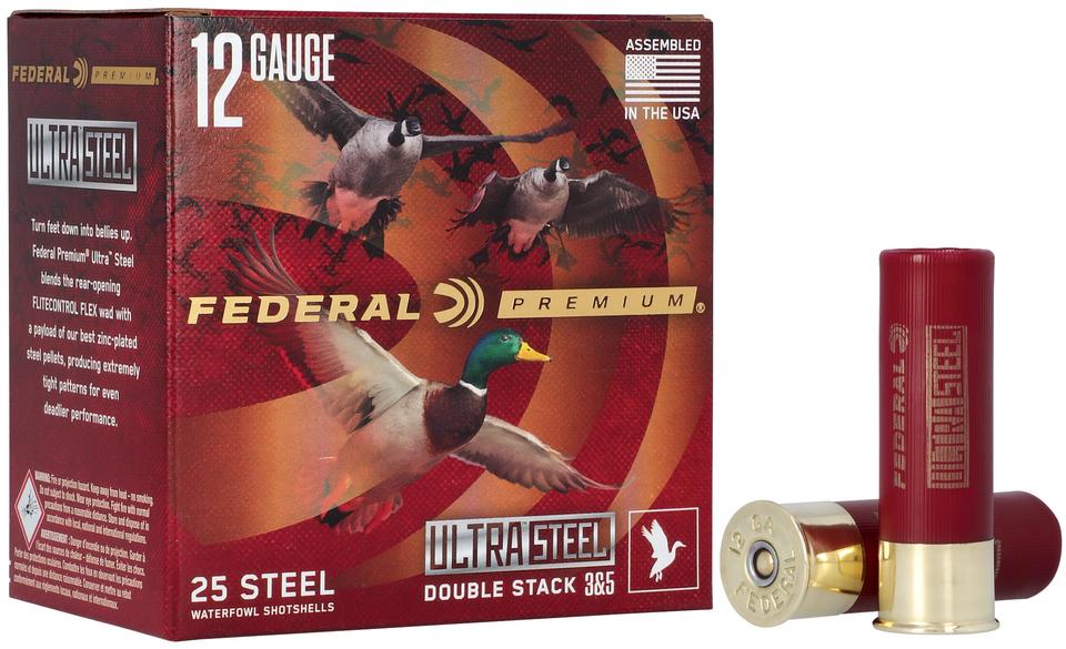 Ultra Steel | 12 Gauge, 3 and 5 Shot, 3 in, 1 1/4 oz, 14... | Guidefitter