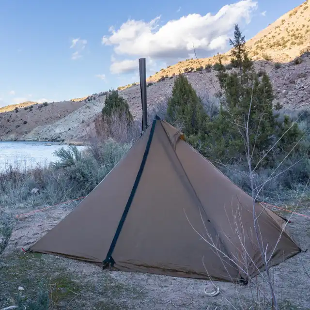 Cimarron Brown Hot Tent Bundle | Guidefitter