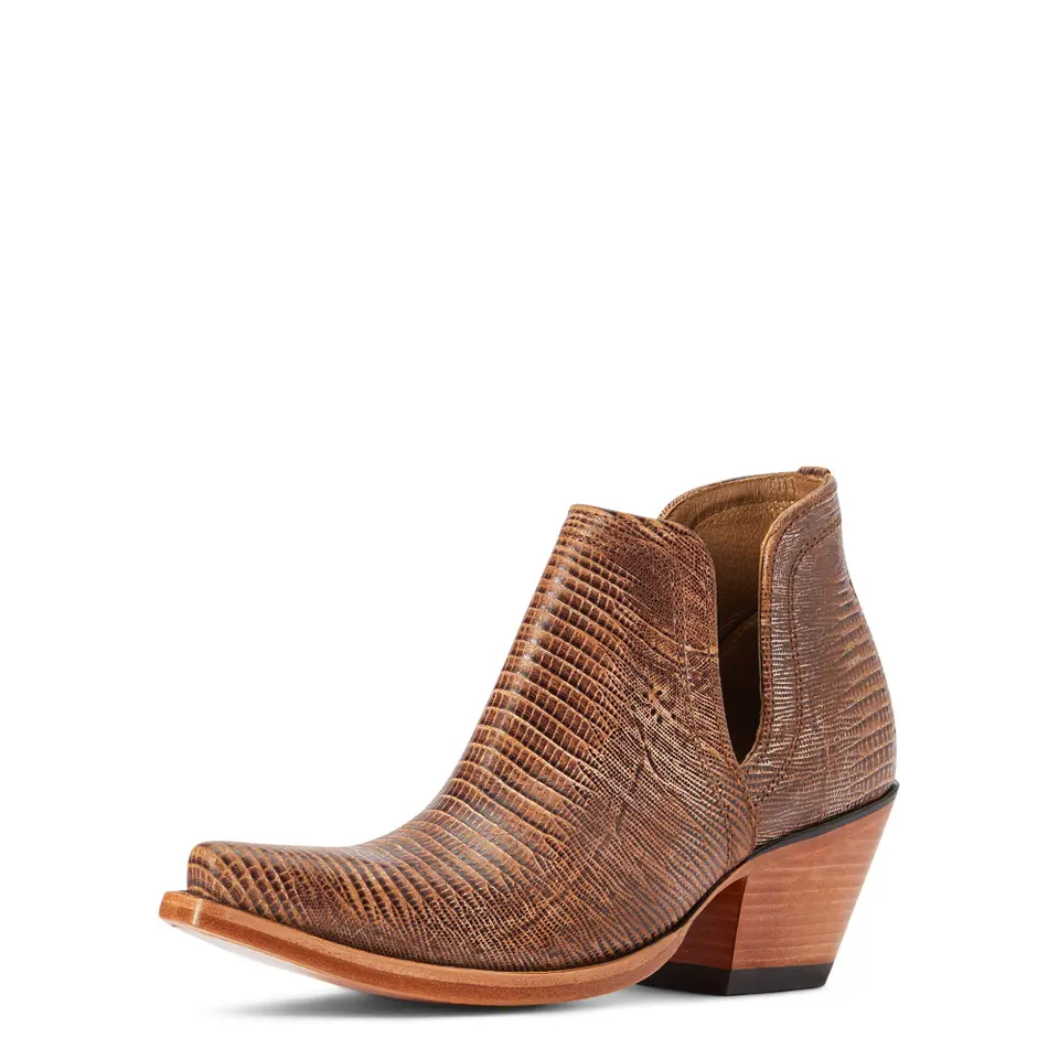 WOMEN'S DIXON WESTERN BOOT - BROWN LIZARD PRINT | Guidefitter